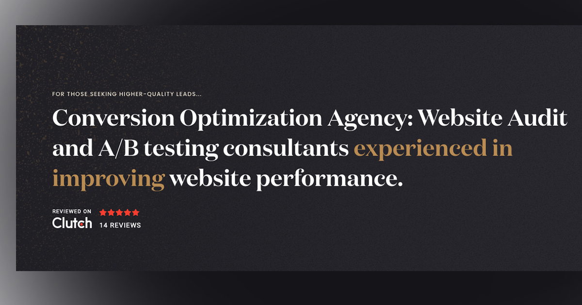 Conversion Rate Optimization Agency - R\nd